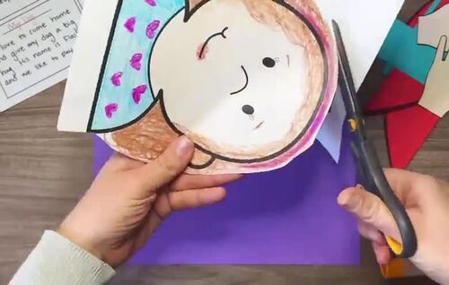 Valentine's Day "Who I Love" Writing Craft Activity by The Teacher's ...