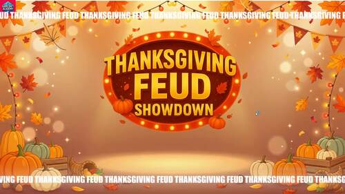 Thanksgiving Feud Showdown | Interactive PowerPoint Game | Grades 3–5 ...
