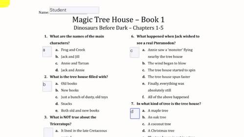 Magic Tree House 9-12 Book Bundle by EasyPeasy | TPT