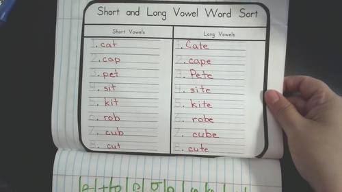 My Word Journal - A Growing Bundle of Second Grade Phonics sorts ...