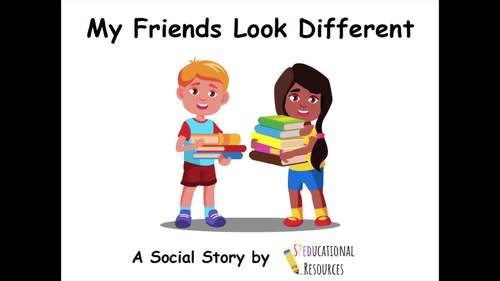 A Social Story for Addressing Race- My Friends Look Different | TpT