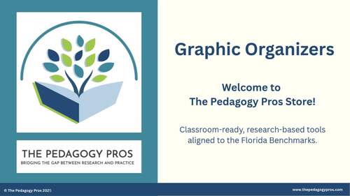 3rd Grade Graphic Organizers - Florida ELA B.E.S.T. Reading | TPT