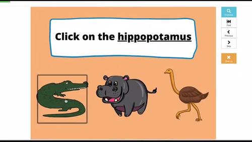 Safari Animals Identification Boom Cards by Mrs Mac's Teaching Hacks