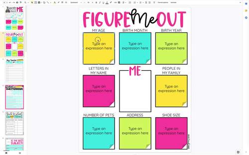 Back to School Activities -Beginning of the Year Digital Pages-Distance ...