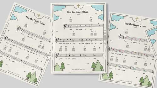 Hear Our Prayer, O Lord - Hymn | Boomwhackers & Recorder Sheet Music ...