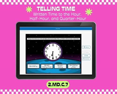 Written Time to the Hour, Half-Hour, and Quarter-Hour by Wanderlust ...