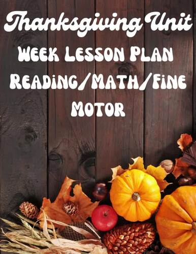 Thanksgiving Activity Bundle for Special Education Activities and ...