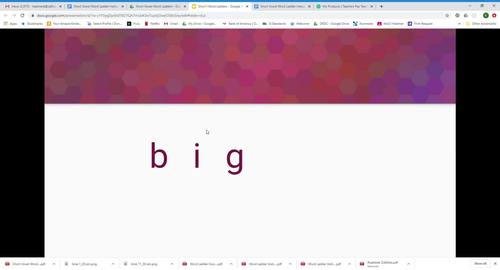 Interactive Short Vowel Google Slides by Special Education Goodies