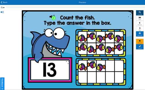 Counting Teen Numbers / Distance Learning / Boom Cards by Freckled in ...