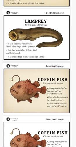 Deep Sea Explorers: Scavenger Hunt Package by Calm the Chaos Teaching ...