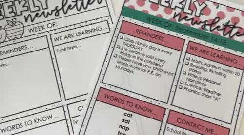 September Newsletter by Allie Lewis- Teaching on the Move | TPT