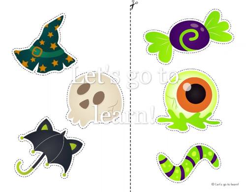 Halloween Cut and Glue Activities, Cutting Practice, Scissor Skills ...