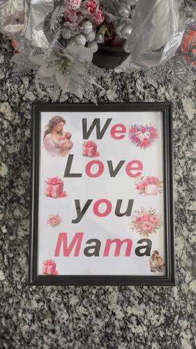 Happy Mother's Day We love you Mama poster sign classroom decoration ...