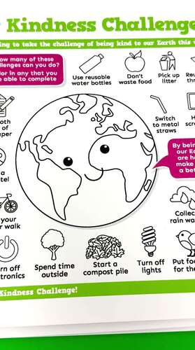 Earth Day Activity SEL | Earth Day Coloring | Earth Day Worksheet | Apr SEL
