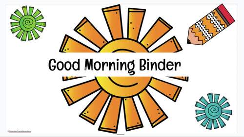 Morning Work Independent Workbook Busy Binder for Special Education ...