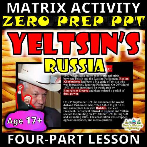 How Successful Was Boris Yeltsin’s Russia, 1991-1999? | PowerPoint Lesson