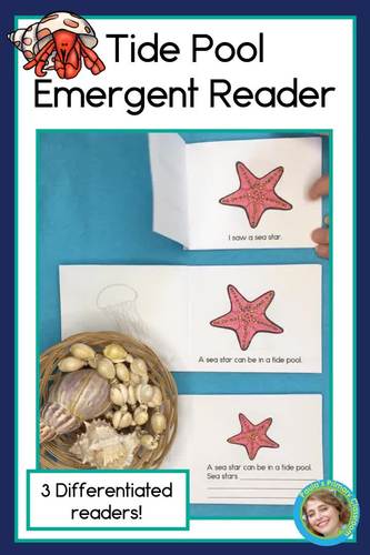 Tide Pools Emergent Readers Differentiated Predictable Texts | TPT