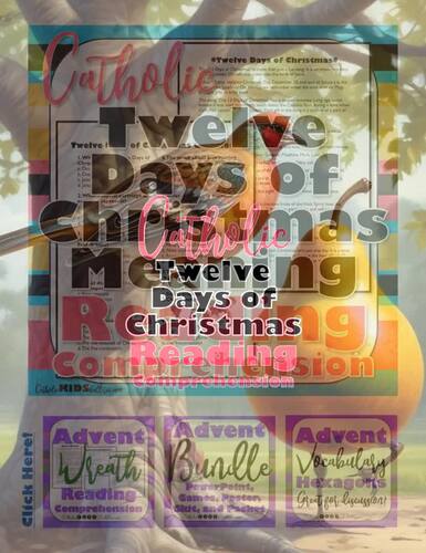 Twelve Days of Christmas Reading Comprehension - Catholic Meaning of ...