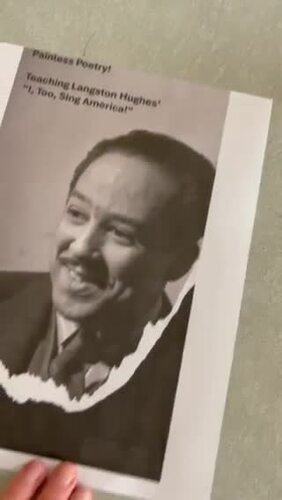 Painless Poetry! Teaching Langston Hughes' "I, Too, Sing America" by ...