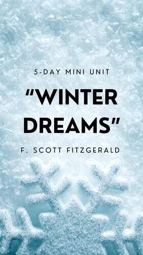 FITZGERALD'S "WINTER DREAMS" Mini-Unit: American Dream, Class ...