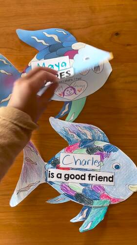 The Rainbow Fish Read Aloud Craft : I can Share, How to be a good ...