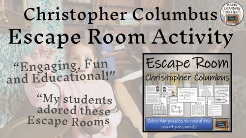 Christopher Columbus Escape Room Activity by Creative Primary Literacy