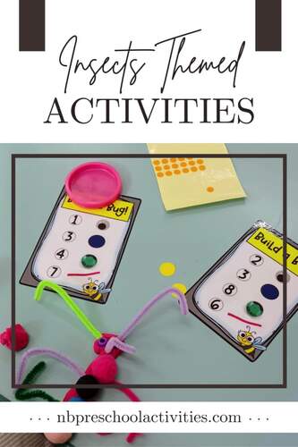 Insects Themed Activities (The Very Quiet Cricket) by Nomadic Bee