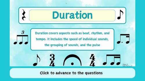 Music Elements Matching Game Google Slides Ontario Grades 4 to 8 PDF ...