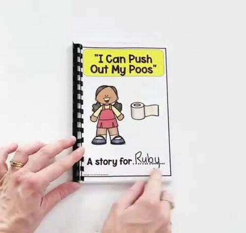 Toilet Training Stool Withholding Social Story Toolkit for Autism and ...