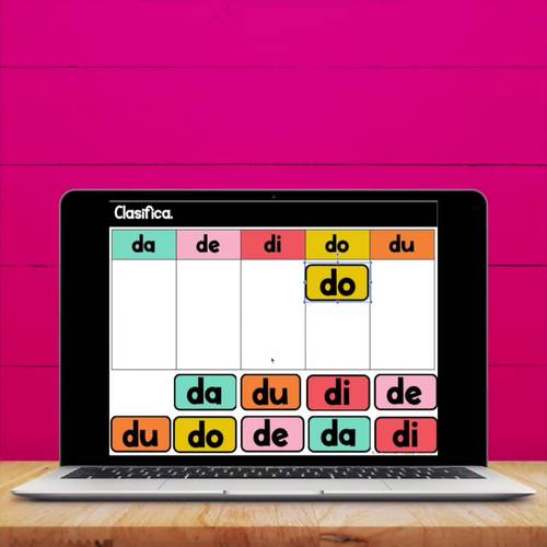 Letra D digital Letter D in Spanish for Google Slides™ Seesaw™ Sonidos ...