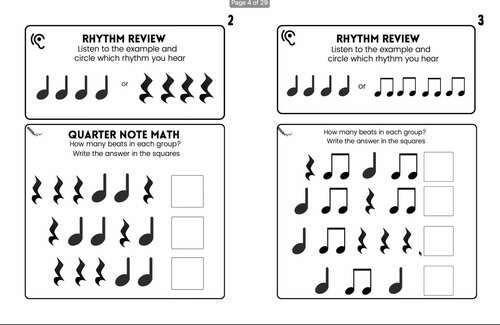 NOTES 2: Grade 2 Full Year Music Workbook - Theory and Ear-Training