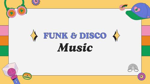 Funk & Disco Music Slideshow Lesson by Ms. Music Maestra | TPT