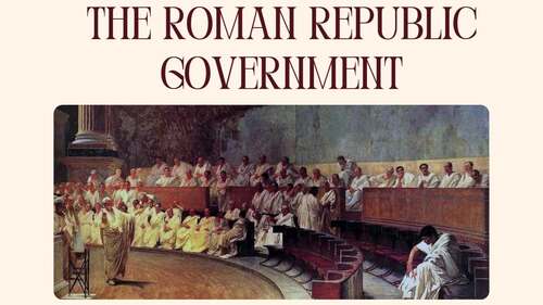 Roman Republic Government by Teaching Resources for the Virtual Age