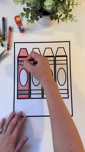 Back to School Fine Motor Crafts BUNDLE Kindergarten Activities Summer ...