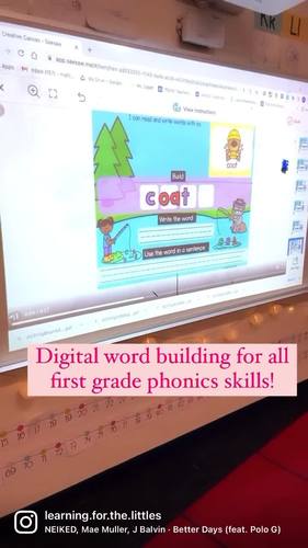 Phonics Seesaw Digital Word Building Centers BUNDLE by Learning for the ...