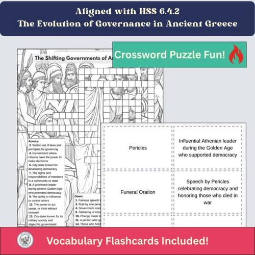 HSS 6.4.2 Puzzle Pack: Tyranny to Democracy Governance in Ancient Greece