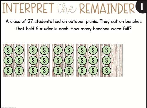 Interpret the Remainder PowerPoint, Google Slides, & Guided Notes - 4th ...