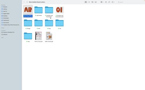 Bulletin Board Letters | Groovy Retro Colors by Shayna Vohs | TPT