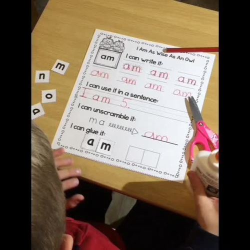 Kindergarten Sight Words Activities Set A Printables | TPT