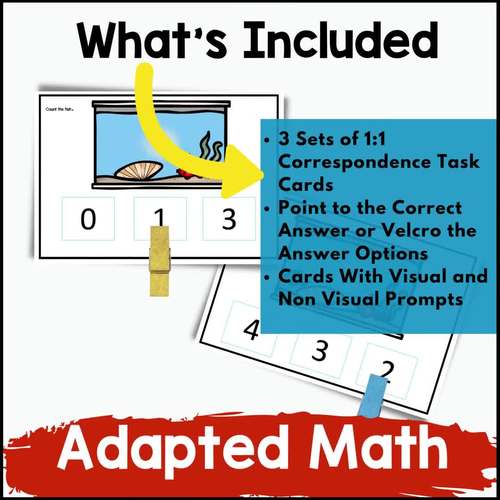 Aquarium Special Education Math 1:1 correspondence to 10 by Autism ...
