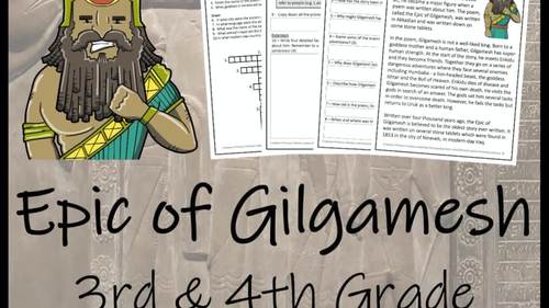 Epic of Gilgamesh Close Reading Comprehension Activity | 3rd Grade ...
