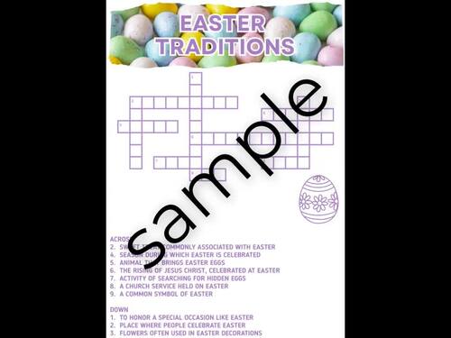 Easter Puzzles Bundle Traditions Food Symbols Activities 2nd 3rd 4th ...