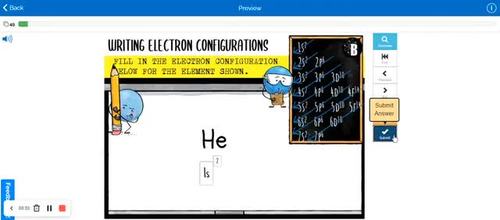 Chemistry Boom™ Cards: Writing Electron Configurations by Bazinga Brown