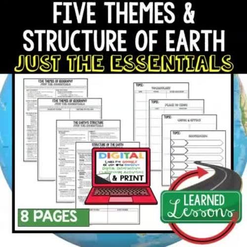 World Geography Outline Notes, Geography Bullet Notes BUNDLE | TpT