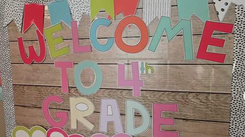 Editable Bright Back‑to‑School Bulletin Board • Bright-Themed Classroom ...