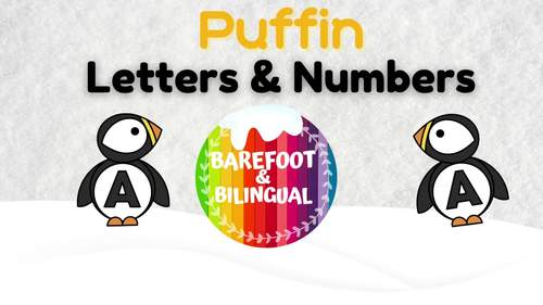 Puffin Letters & Numbers Clipart | Arctic Animal Clipart | TPT