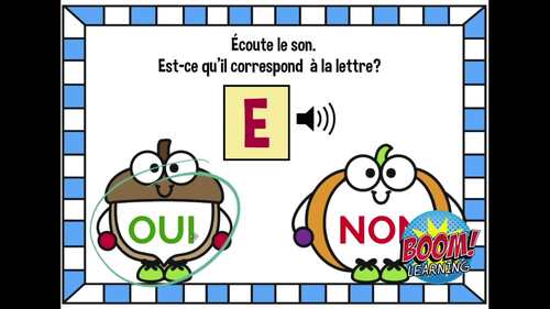 French ABC - Alphabet français Lettres et Sons - BOOM Cards - Digital ...
