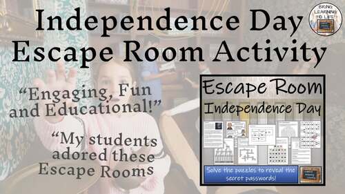 Independence Day Escape Room Activity by Creative Primary Literacy