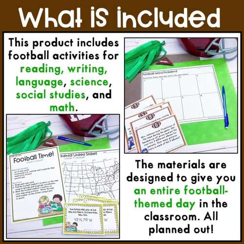 Football Activities | Theme Day | End of Year Activities by The Rocket ...