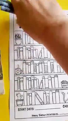 Reading Log, I Love to Read, Coloring Page, Back to School | TPT